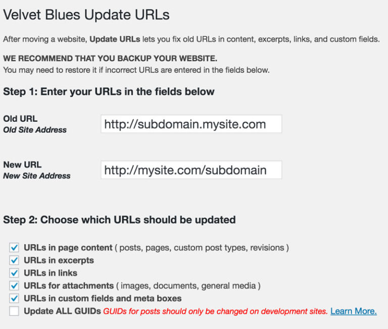 How Do I Move Wordpress In A Subdomain To The Root Url